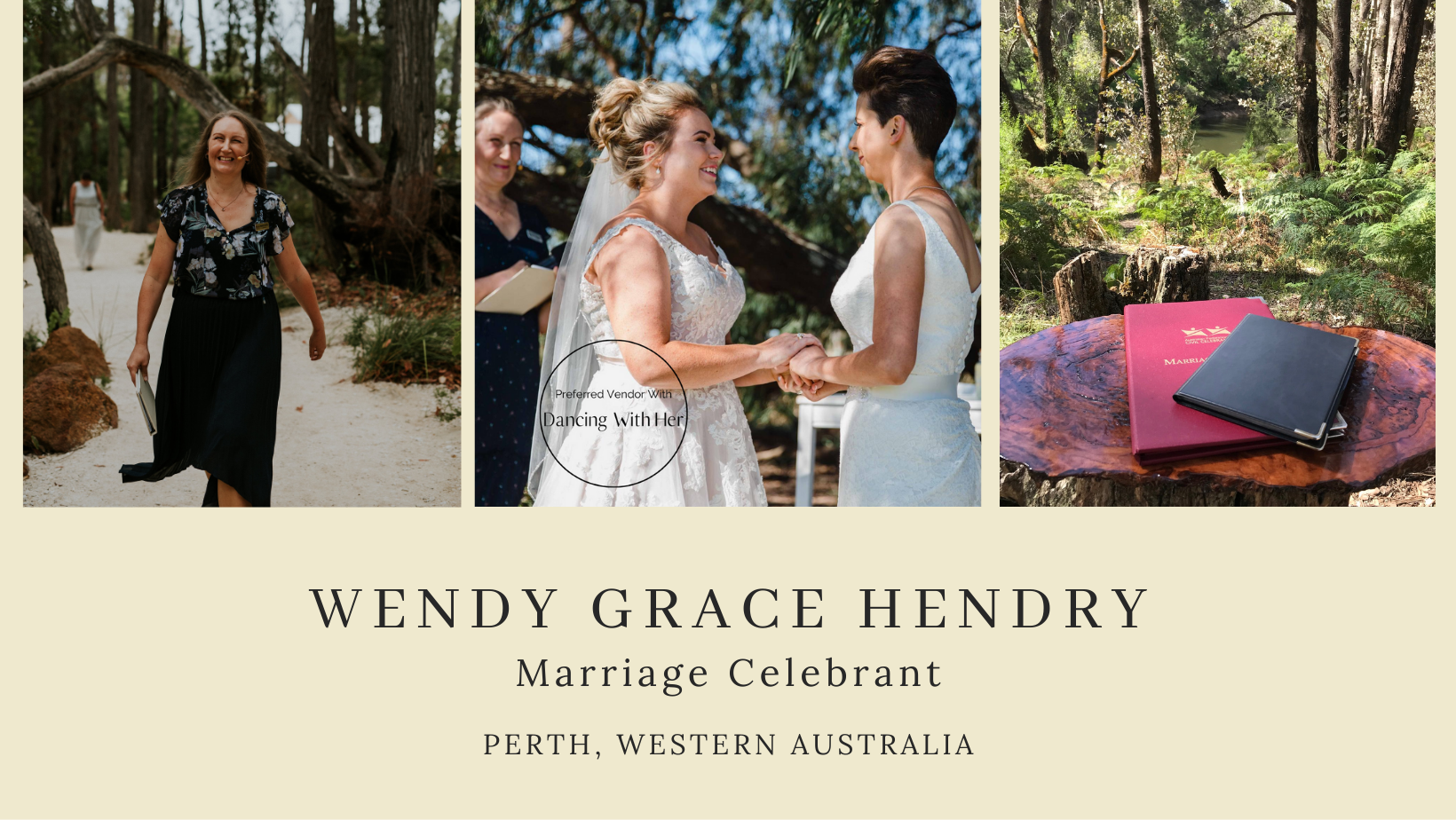Tree planting ceremony – Wendy Grace Hendry – Marriage Celebrant